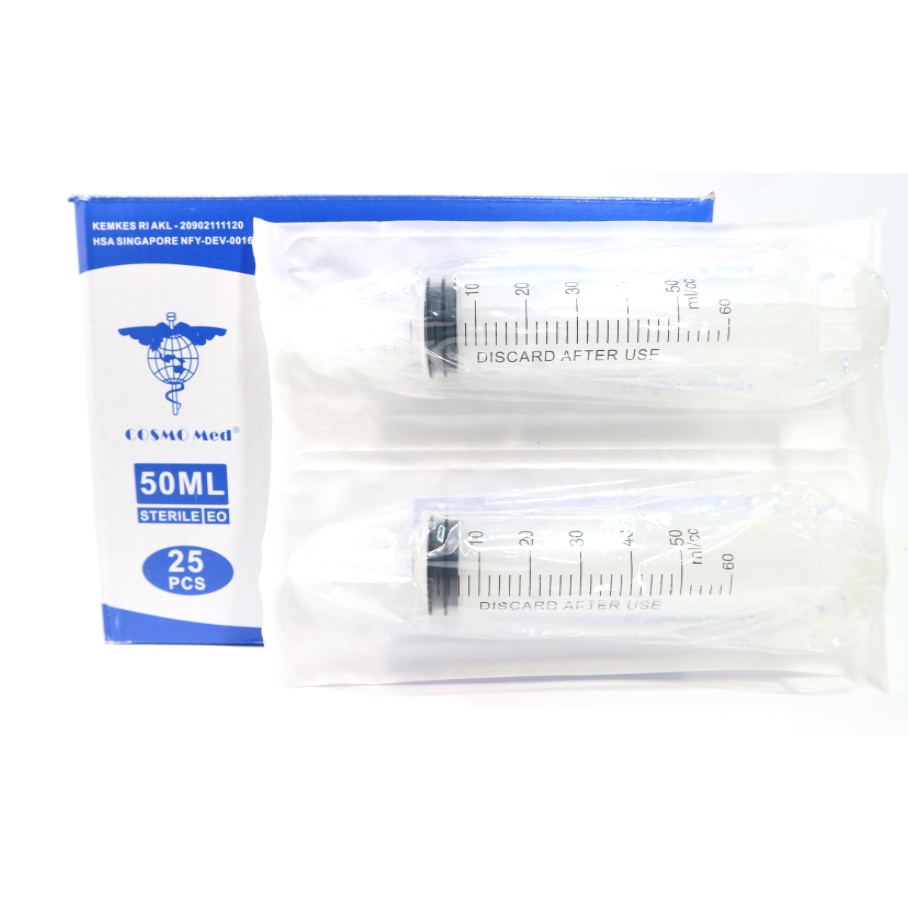 Cosmo Med Syringe Catheter Tip 50ml (25pcs/box) *Terumo*Nipro*Homecare ...