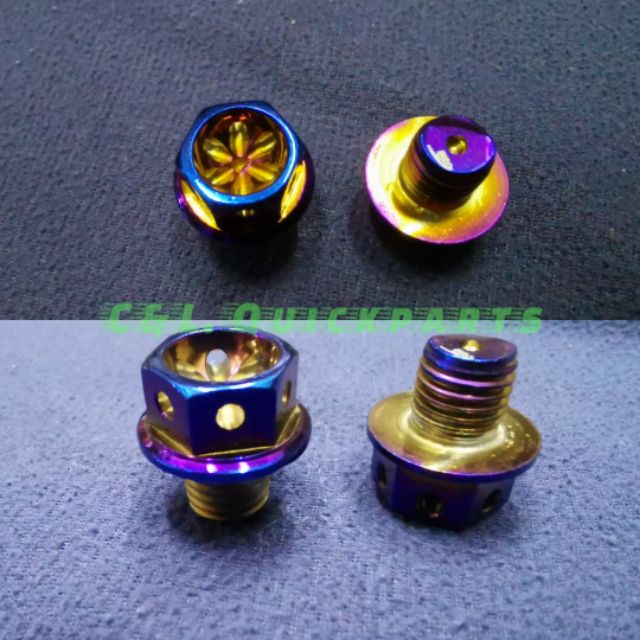 Screw Titanium cerminx2/Side mirror titanium screw | Shopee Singapore
