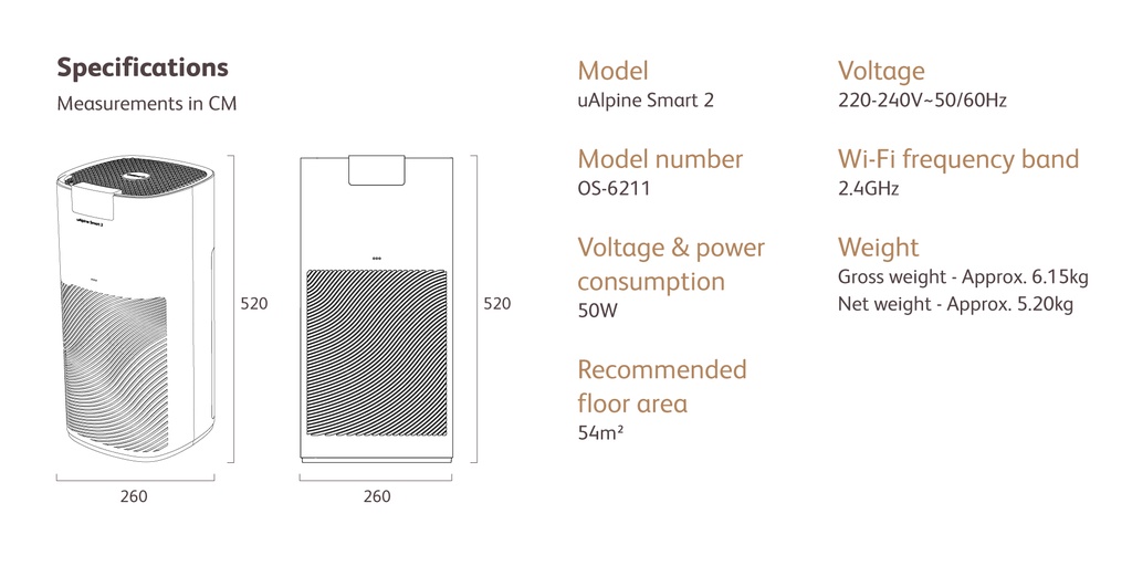 OSIM uAlpine Smart 2 Air Purifier | Shopee Singapore