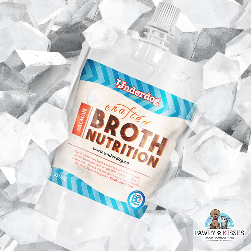 Underdog Frozen Salmon Bone Broth For Dogs 350ml | Shopee Singapore
