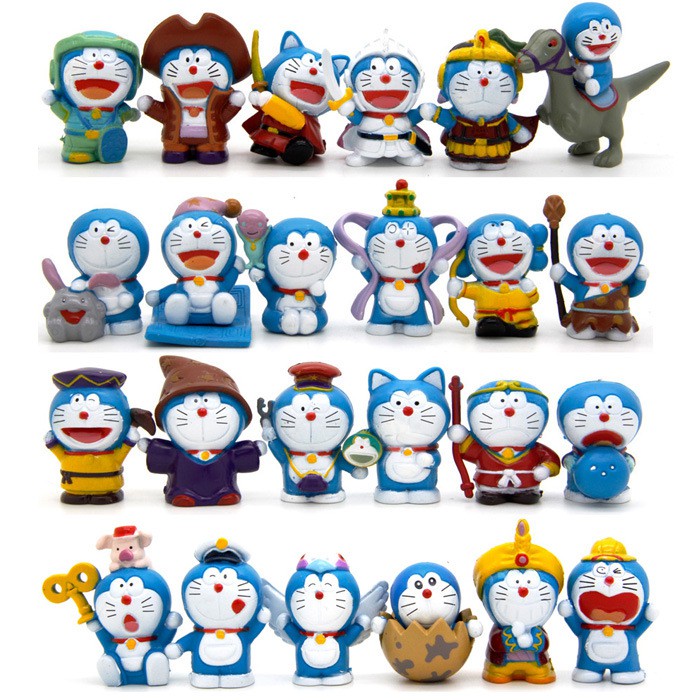 Doraemon 24Pcs/set limited edition collection + free doreamon sticker ...