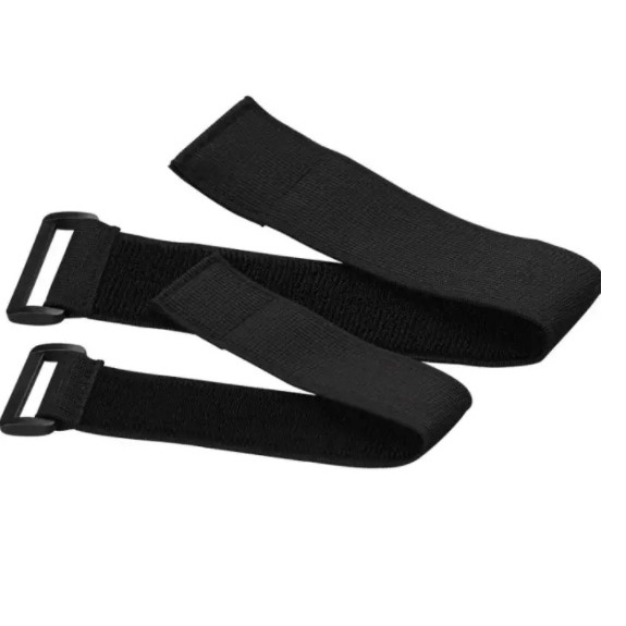 5pcs Velcro Elastic Straps Self Adhesive Nylon Buckle Belt Cable Band ...
