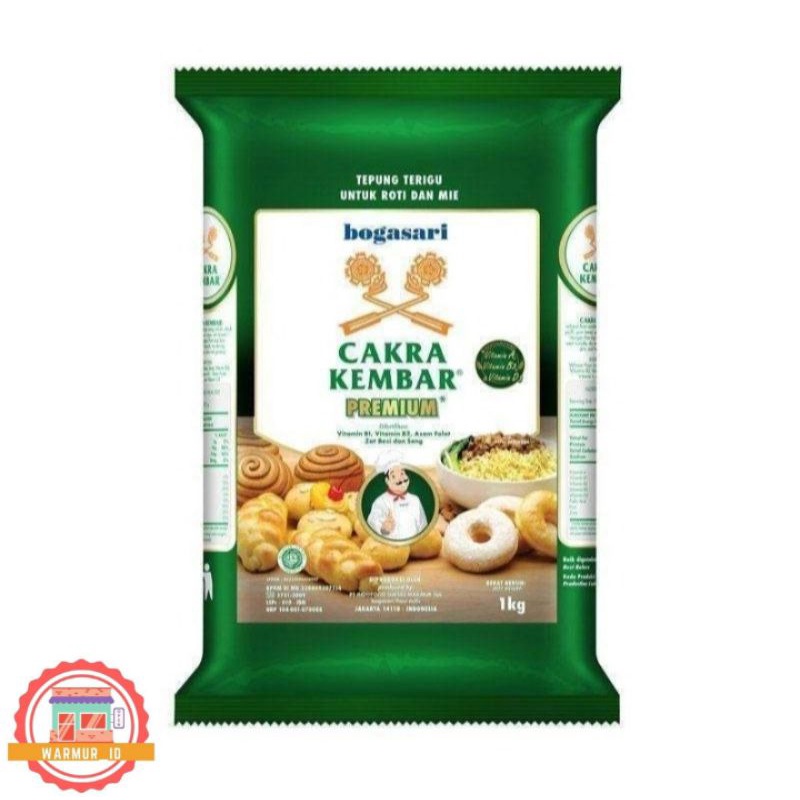 Premium Bogasari Twin Chakra Wheat Flour 1kg | Shopee Singapore