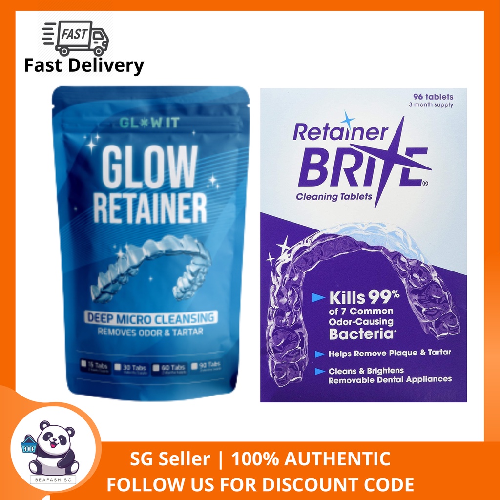 Retainer Brite / Glow it Cleaning Tablets For Retainer and Invisalign ...