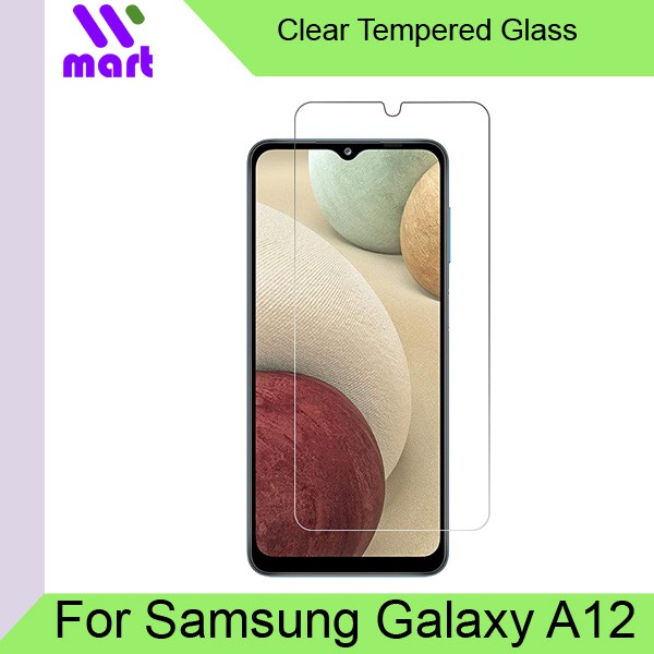 Clear Tempered Glass Screen Protector for Samsung Galaxy A12 (2020 ...