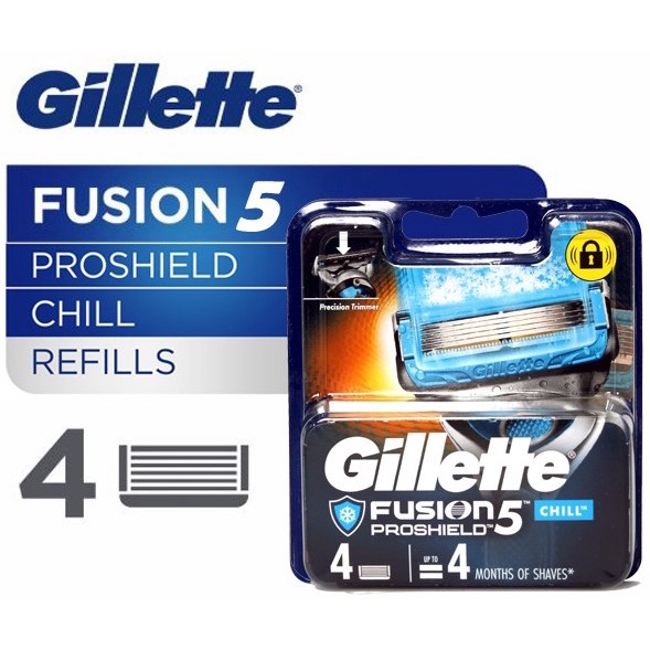 Gillette Fusion 5 Razor Shaver Refill Cartridges / Fusion5 ProShield ...