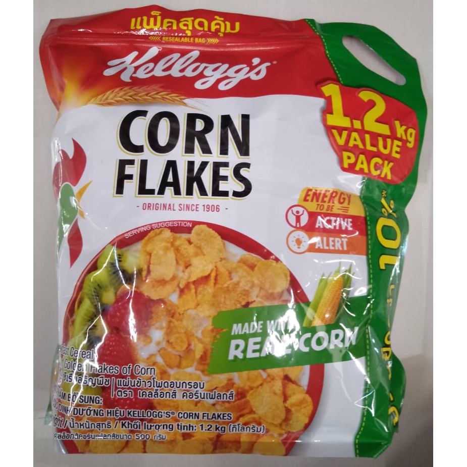 KELLOGG'S CORNFLAKE 1.2KG 1 PACK | Shopee Singapore
