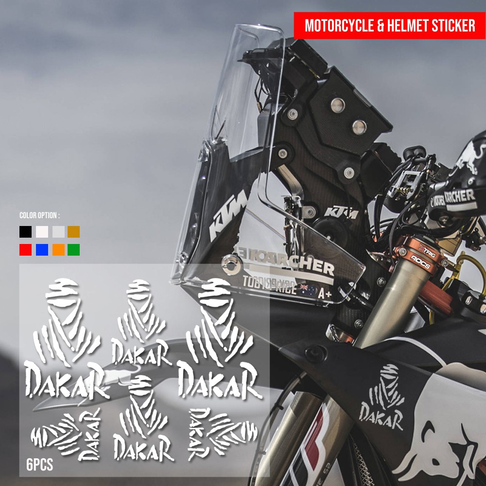 Sticker Set Dakar Motocross crf klx wr155 ktm versys africa twin SUZUKI ...