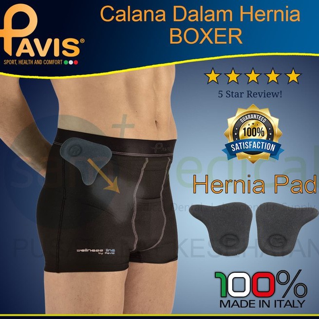 Pavis 655 Hernia Boxer Panties + PAD Supporter Pants - ADULT | Shopee Singapore