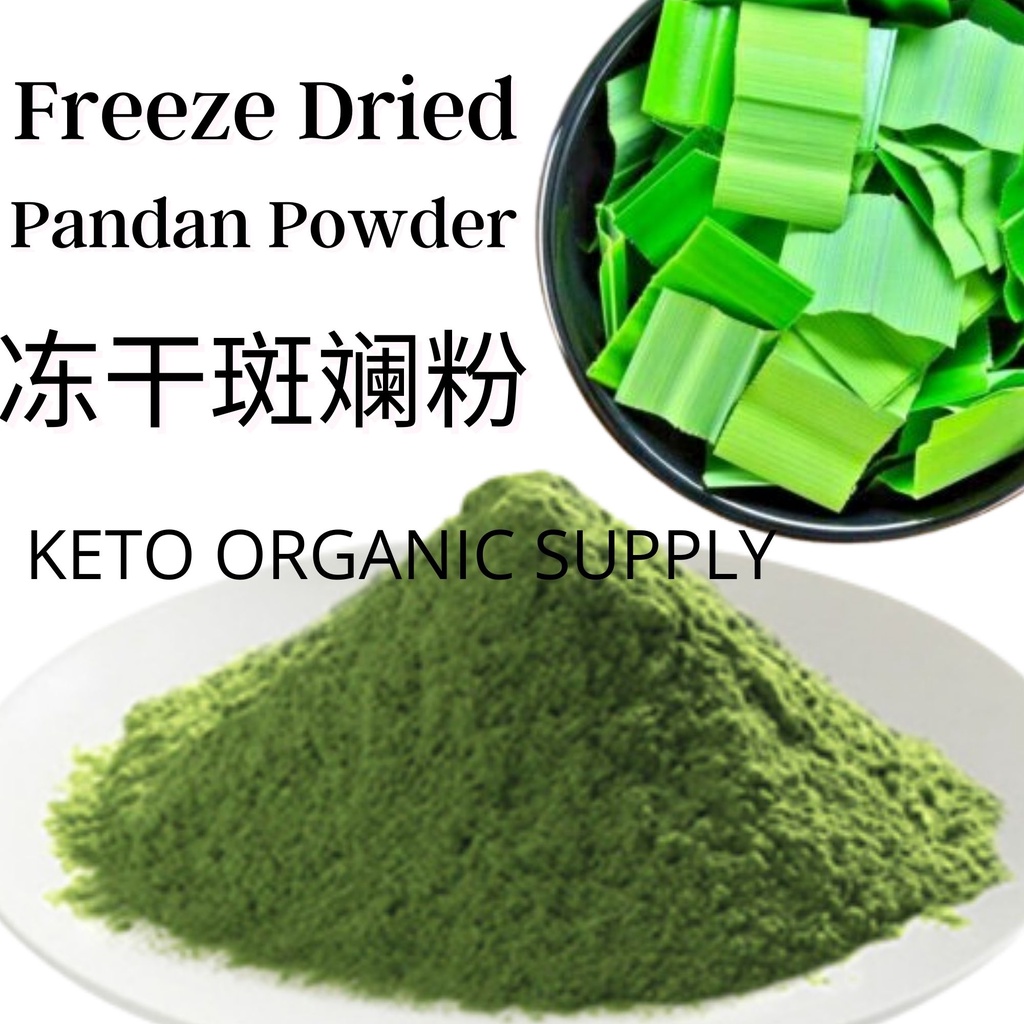 Freeze Dried Pandan Powder 250g Pure 冻干 班兰叶粉 Bekukan Serbuk Pandan ...