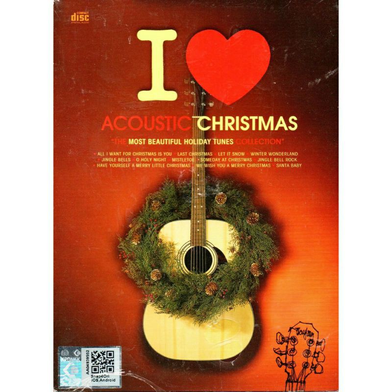 Christmas Song CD I Love Acoustic Christmas 26 Songs ( 2 CD ) | Shopee ...