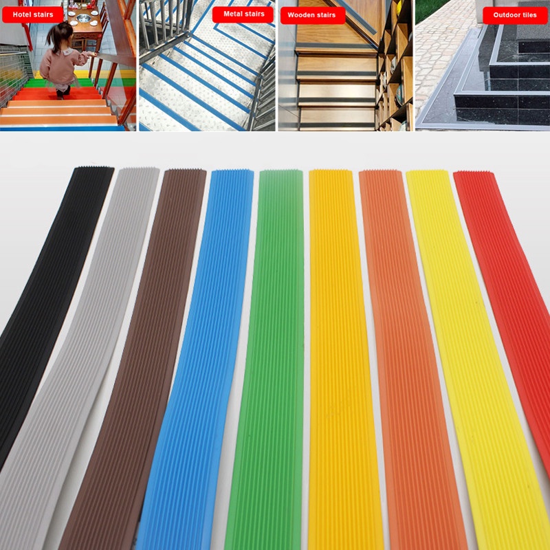 PVC Stair Anti-slip Strip Step Floor Anti-Slip Strip Self-adhesive Tile ...