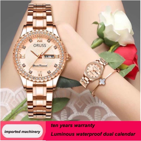 ladies watch waterproof Swiss automatic mechanical watch ladies lumin ...