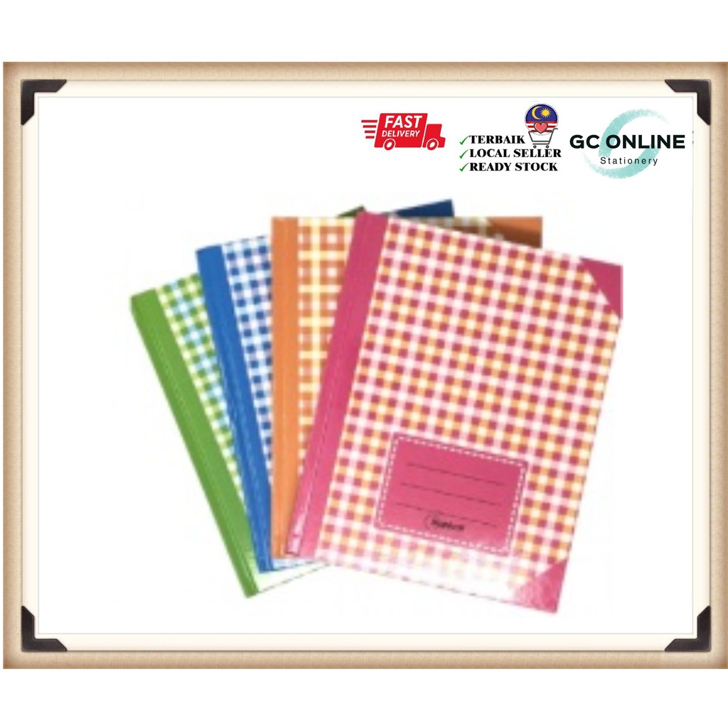 Tropical F5 Hard Cover Quarto Book ( Numbering ) / Buku Log Kulit Tebal ...