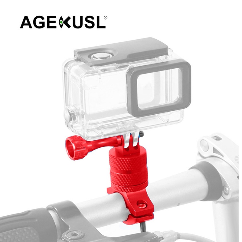 AGEKUSL Bike Camera Mount Bracket GOPRO Adapter Holder For Handlebar Or ...