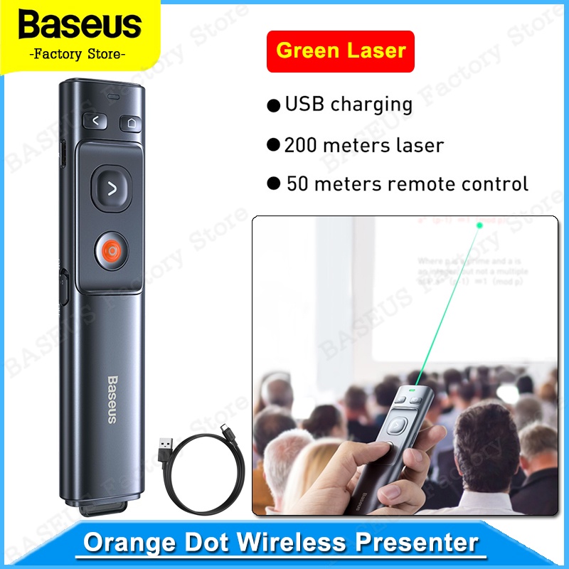 Baseus Remote Controller PPT Pen (Rechargeable Version)Wireless ...