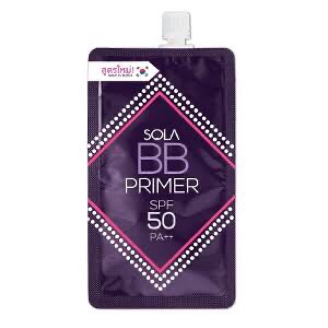 Sola BB Primer SPF50 PA ++ Sachet 7 ml. | Shopee Singapore