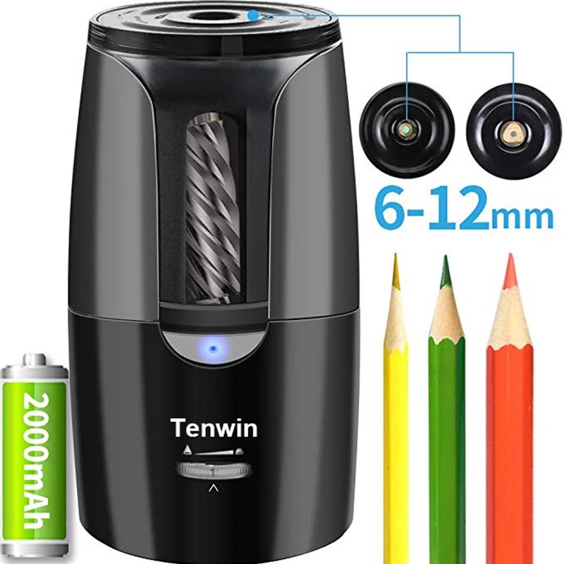 Tenwin Electric Automatic Pencil Sharpener TW-8028 Auto Rotary ...