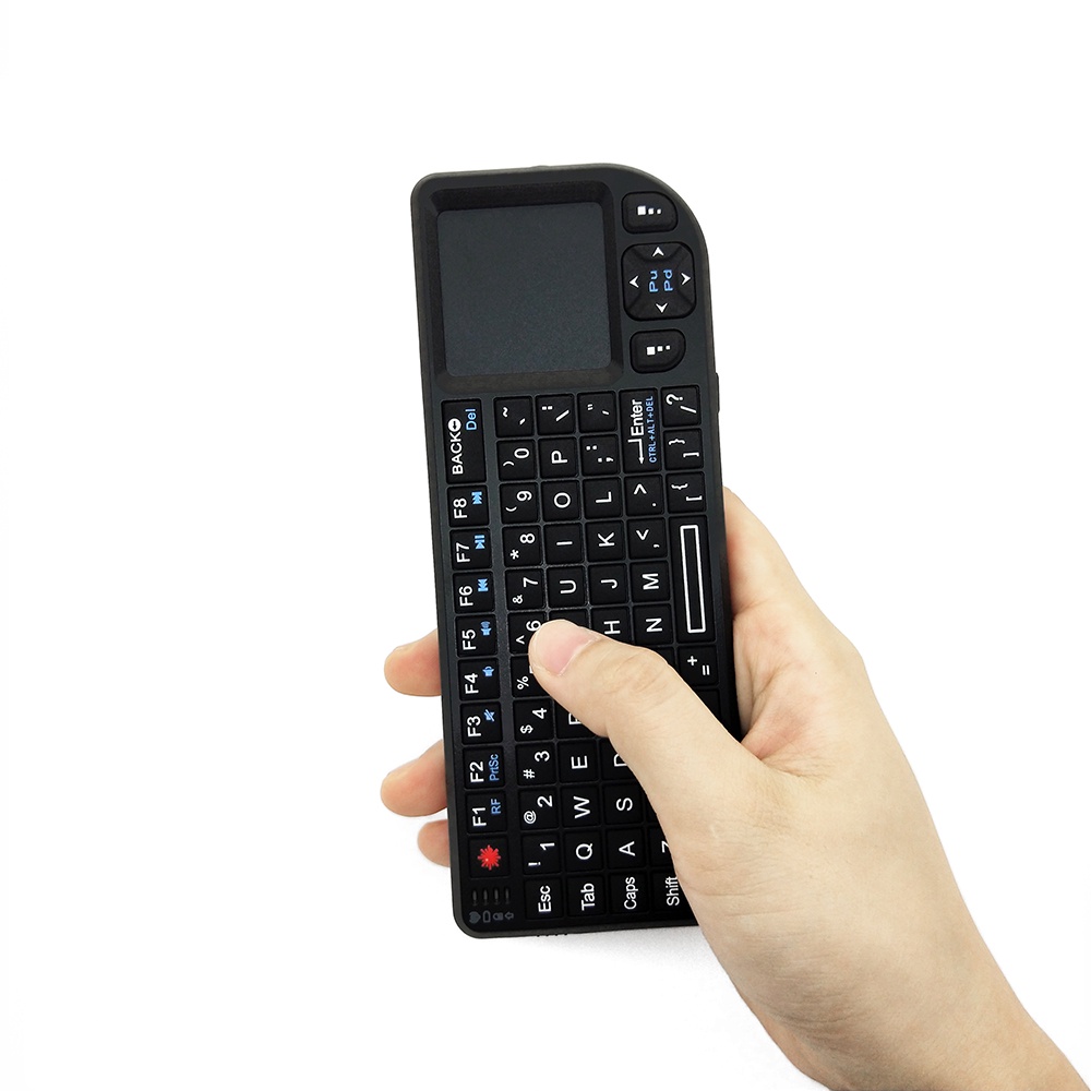 2.4G Mini Wireless Keyboard 3 in 1 QWERTY Keyboard Colorful Backlit ...