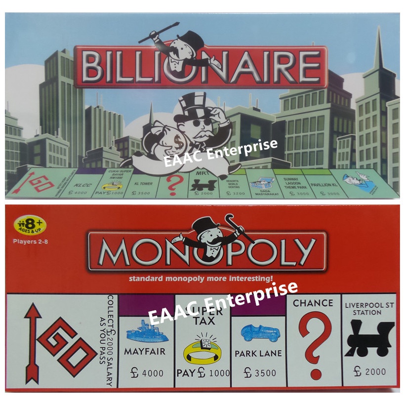 Billionaire Millionaire Jutawan Jutaria Board Game | Shopee Singapore