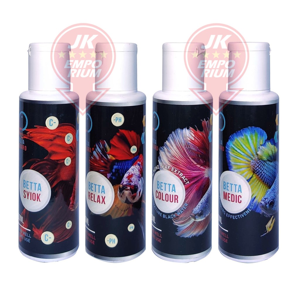 Aqua Guard Betta Grooming Water Conditioner Syiok Relax Colour Medic ...