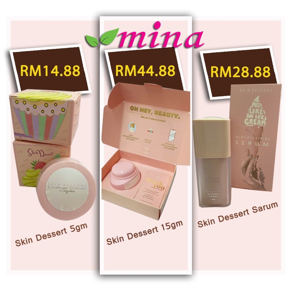 SKIN DESSERT 2022 New Moisturiser Baby Mader Serum Acne Repairing Set ...