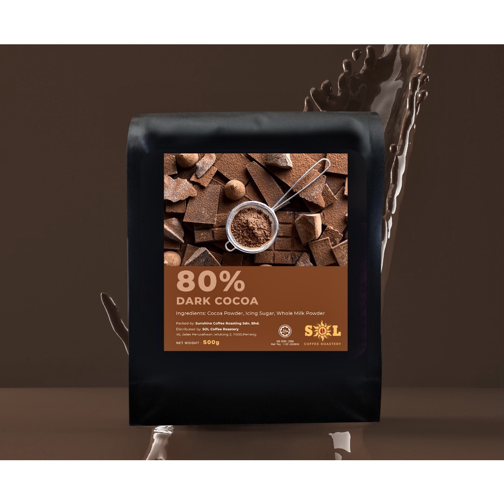 80% DARK COCOA POWDER 500G/PKT | Shopee Singapore