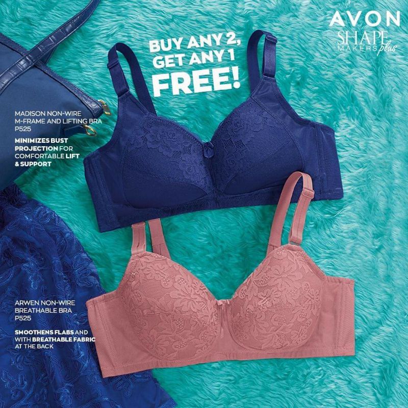 AVON BRA Shape Maker Madison, Arwen, Meredith | Shopee Singapore