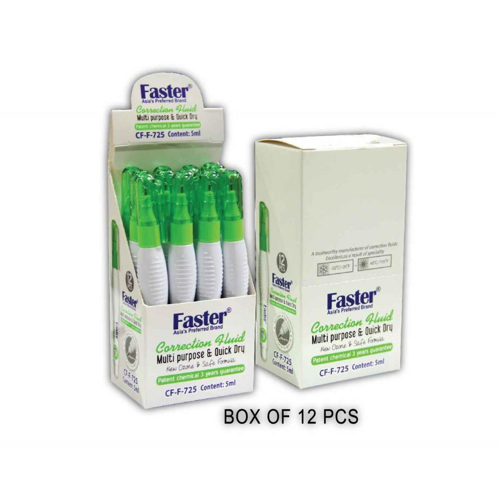 Faster Correction Pen (Box of 12pcs) | Shopee Singapore
