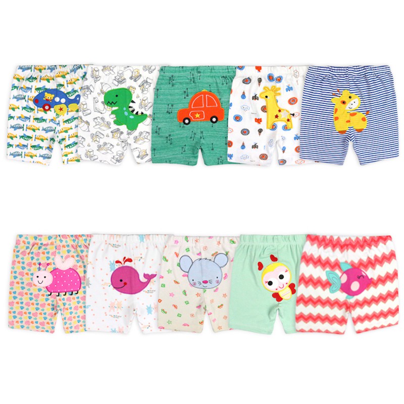 Baby Boy Girl Shorts 100% Soft Cotton 5 Pc Pack | Shopee Singapore