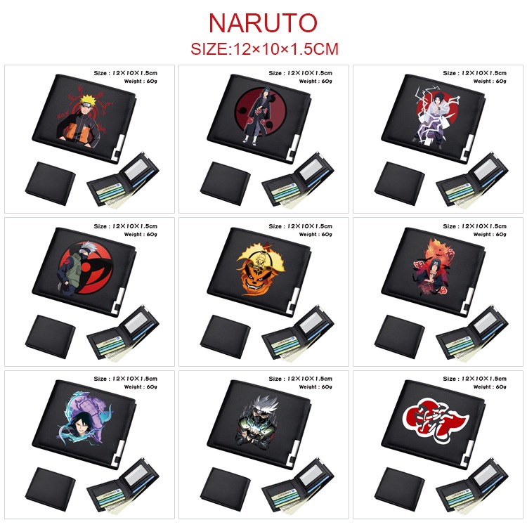 [Ready Stock] Naruto Wallet Anime Male Female Student Children Wallet ...