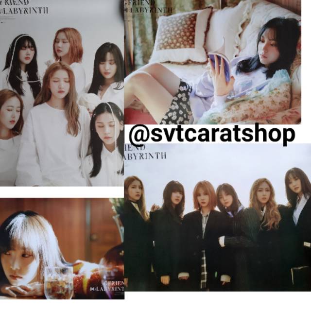 Gfriend LABYRINTH POSTER GROUP MEMBER OFFICIAL (+TUBE) | Shopee Singapore