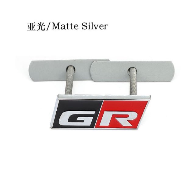 Car Sticker GR Sport Decal Front Hood Grille Emblem Badge for Toyota HV ...