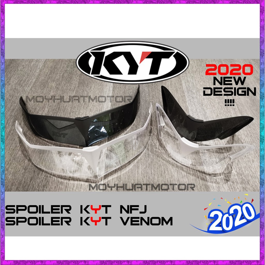 2020 NEW DESIGN KYT SPOILER FOR KYT NFJ & KYT VENOM | Shopee Singapore