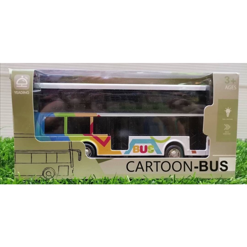 2-Storey Bus Model Rear Door Open Display Engine Room Side Front Can Be ...