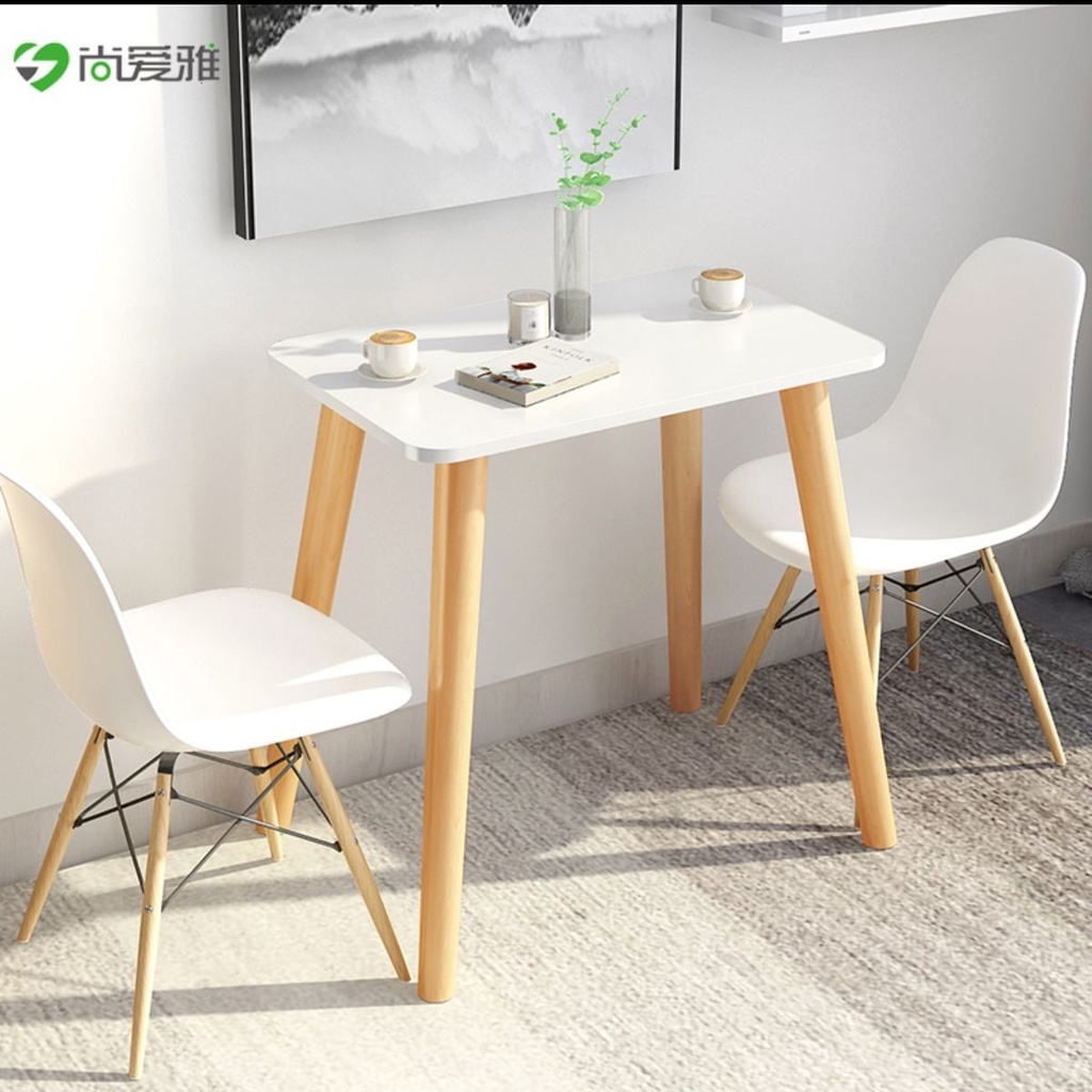 Nordic Dining Table Small Family Modern Simple Small Table Solid Wood ...