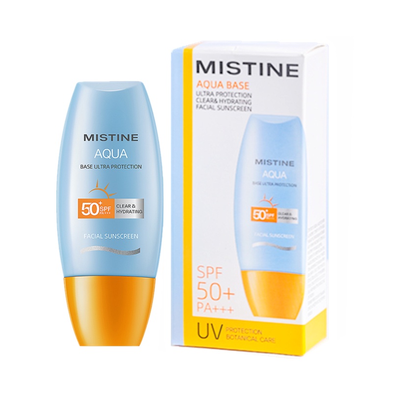 Thai Mistine Sunscreen Mistine Aqua Sunscreen SPF50 PA+++ Face Sunblock ...