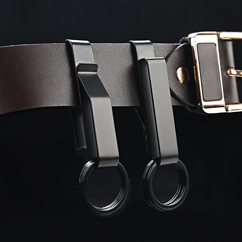 CNEDC Stainless Steel Waist Hanging Car Key Buckle Key Clip Belt Buckle ...
