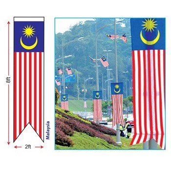 Bunting Jalur Gemilang / Bunting State Selangor Bendera ( 2ft x 8ft ...