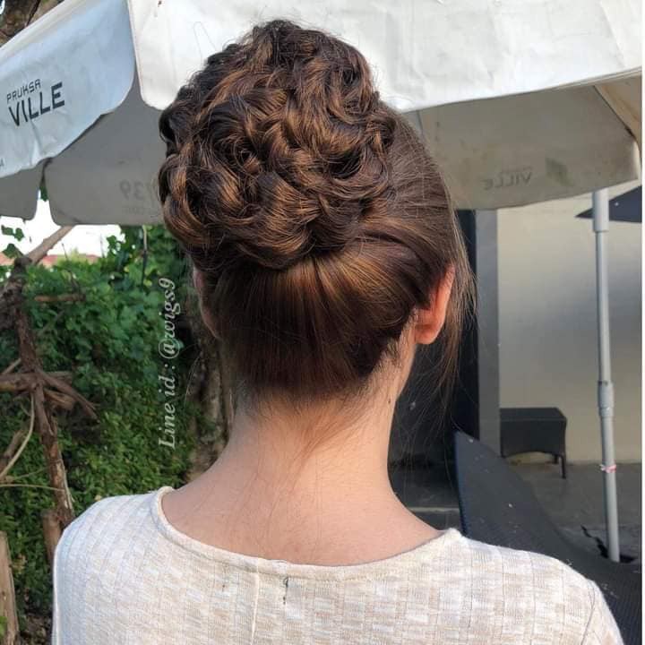 Dango Braid Hair Bun Fake Style Simple Braids Women's Hairstyles At ...