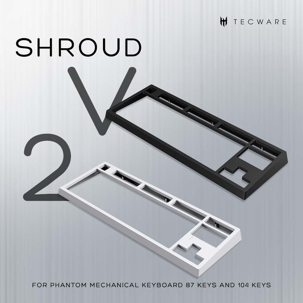 TECWARE Shroud V2 Classic Magnetic Frame Cover for Phantom TKL/104 ...
