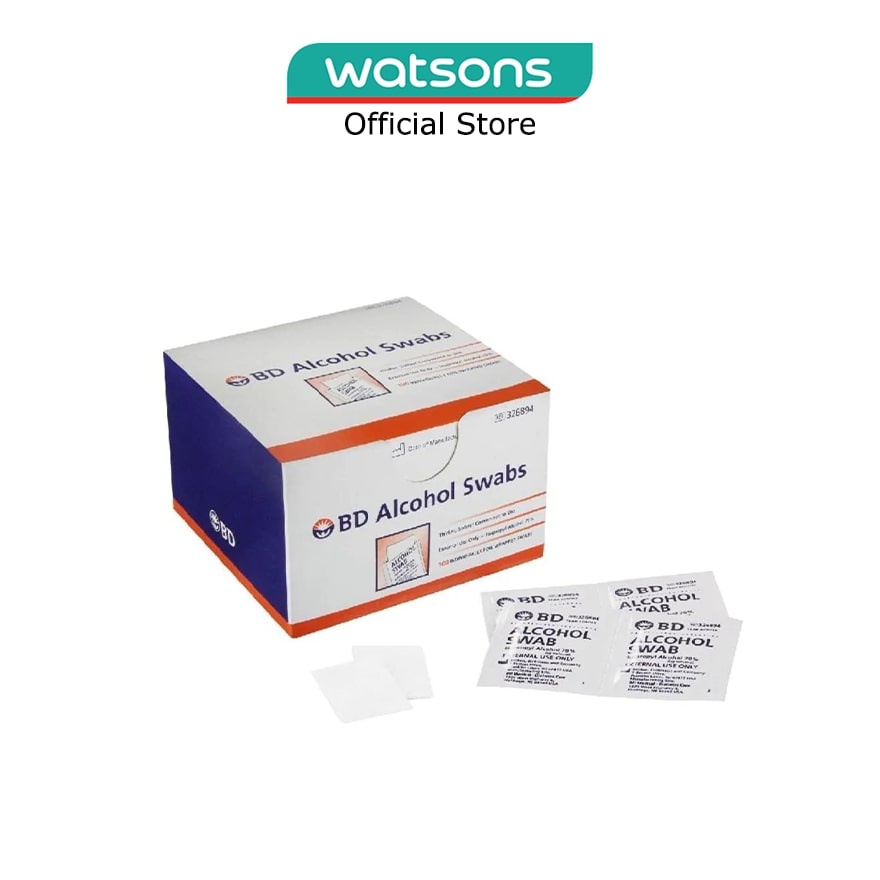BD Alcohol Swabs 100s | Shopee Singapore