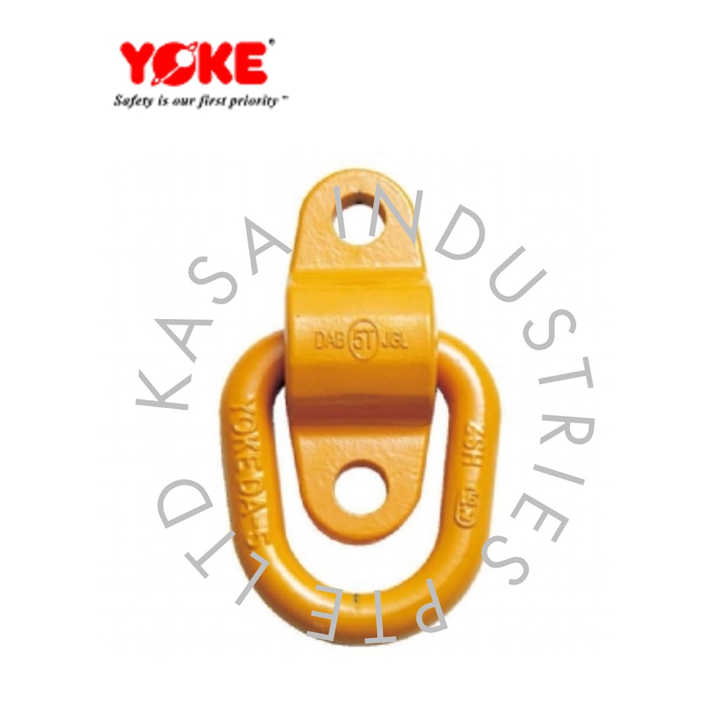 YOKE Bolt-on Tie Down Yellow Point (YP) Lifting Chain & Fittings WLL 5 ...