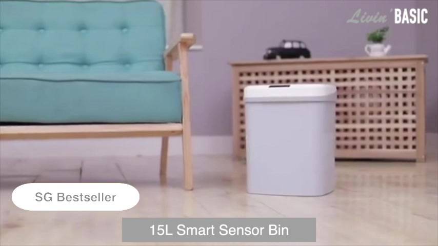 15L Motion Sensor Bin Smart Dustbin / Rubbish Bin / Waste Bin Automatic ...