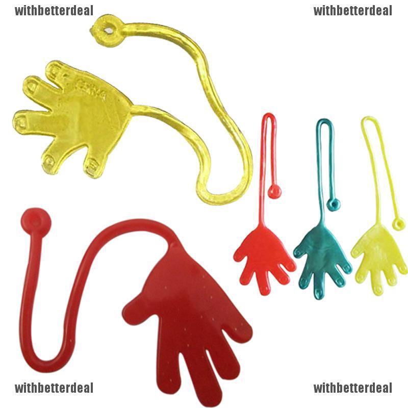 10 Pcs Kids Party Supply Favour Mini Sticky Jelly Stick Slap Squishy ...