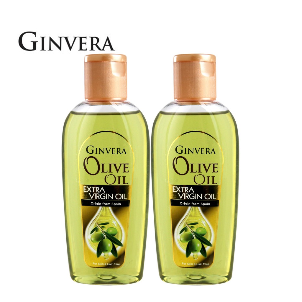 [Bundle of 2] GINVERA Olive Oil 150ml - for Hair/ Face/ Body - Green ...