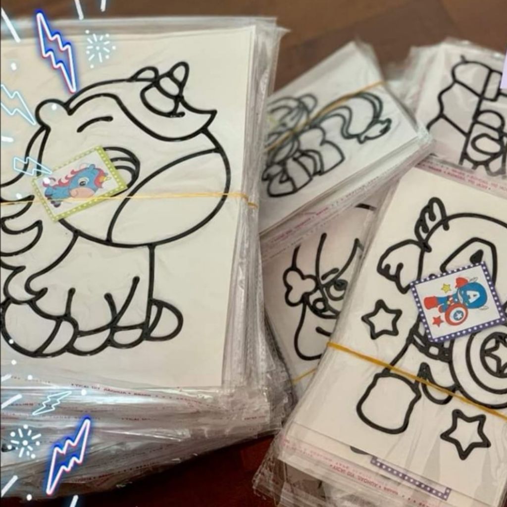 Children baking glass stickers templates | Shopee Singapore