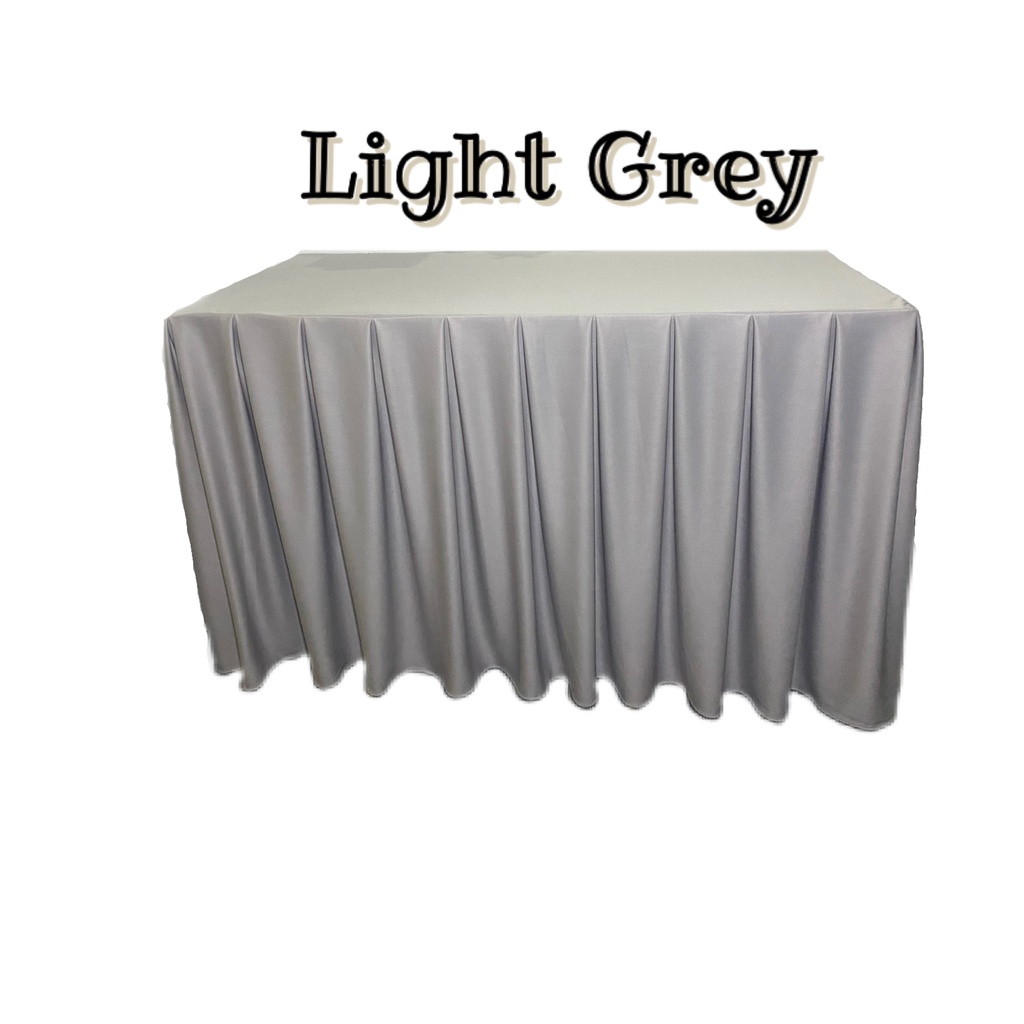 1174 LIGHT GREY Cover Banquet Table | Shopee Singapore