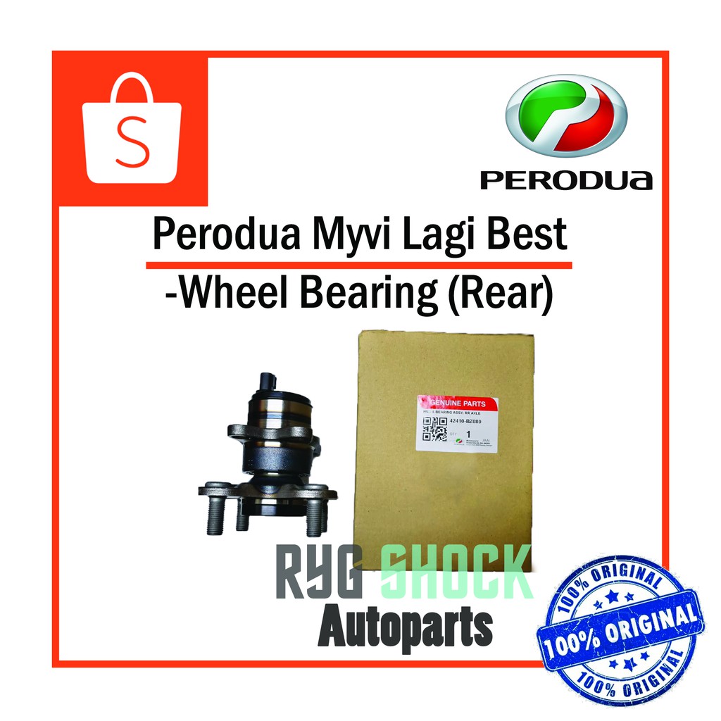 Perodua Myvi Lagi Best Wheel Bearing Rear | Shopee Singapore