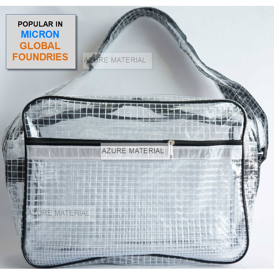 40cm (15.7") Cleanroom Bag Transparent Anti static Sling Bag Double ...